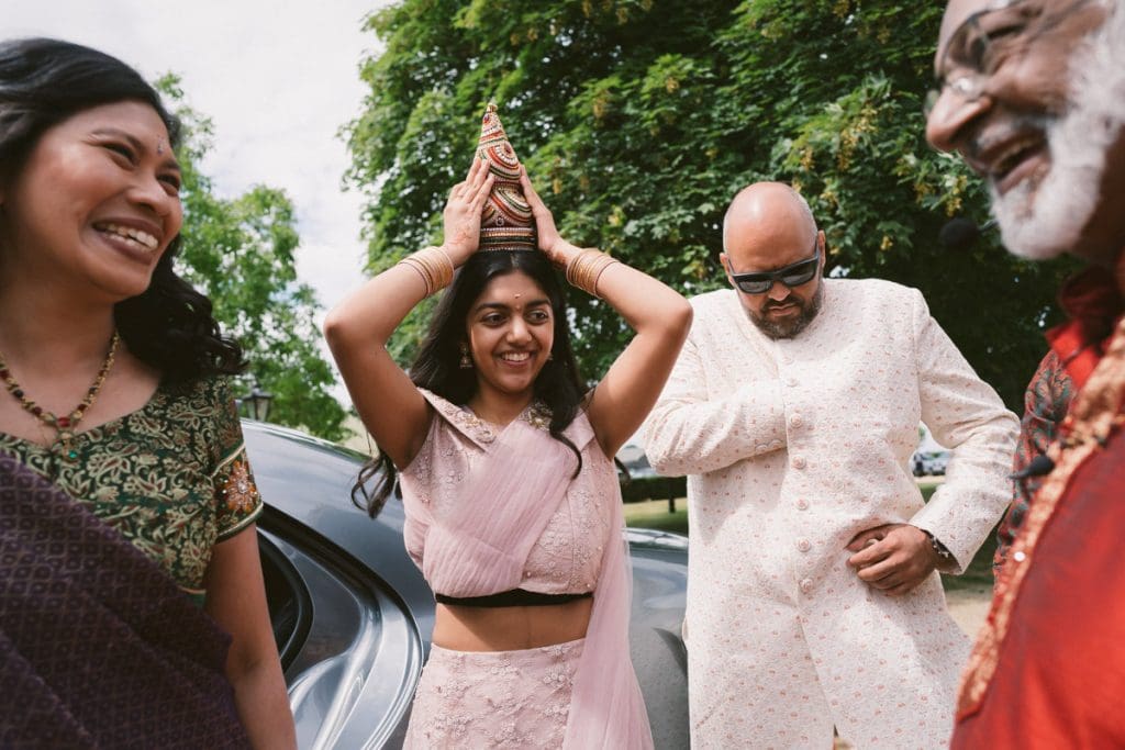 Outdoor Indian Wedding Ceremony At Micklefield Hall