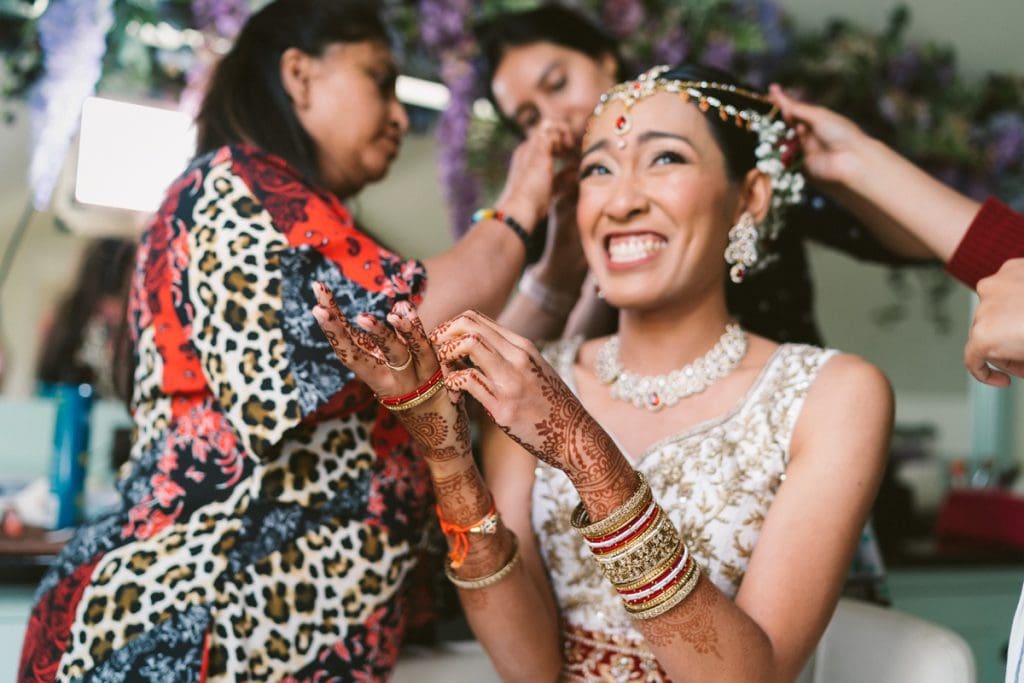 Outdoor Indian Wedding Ceremony At Micklefield Hall
